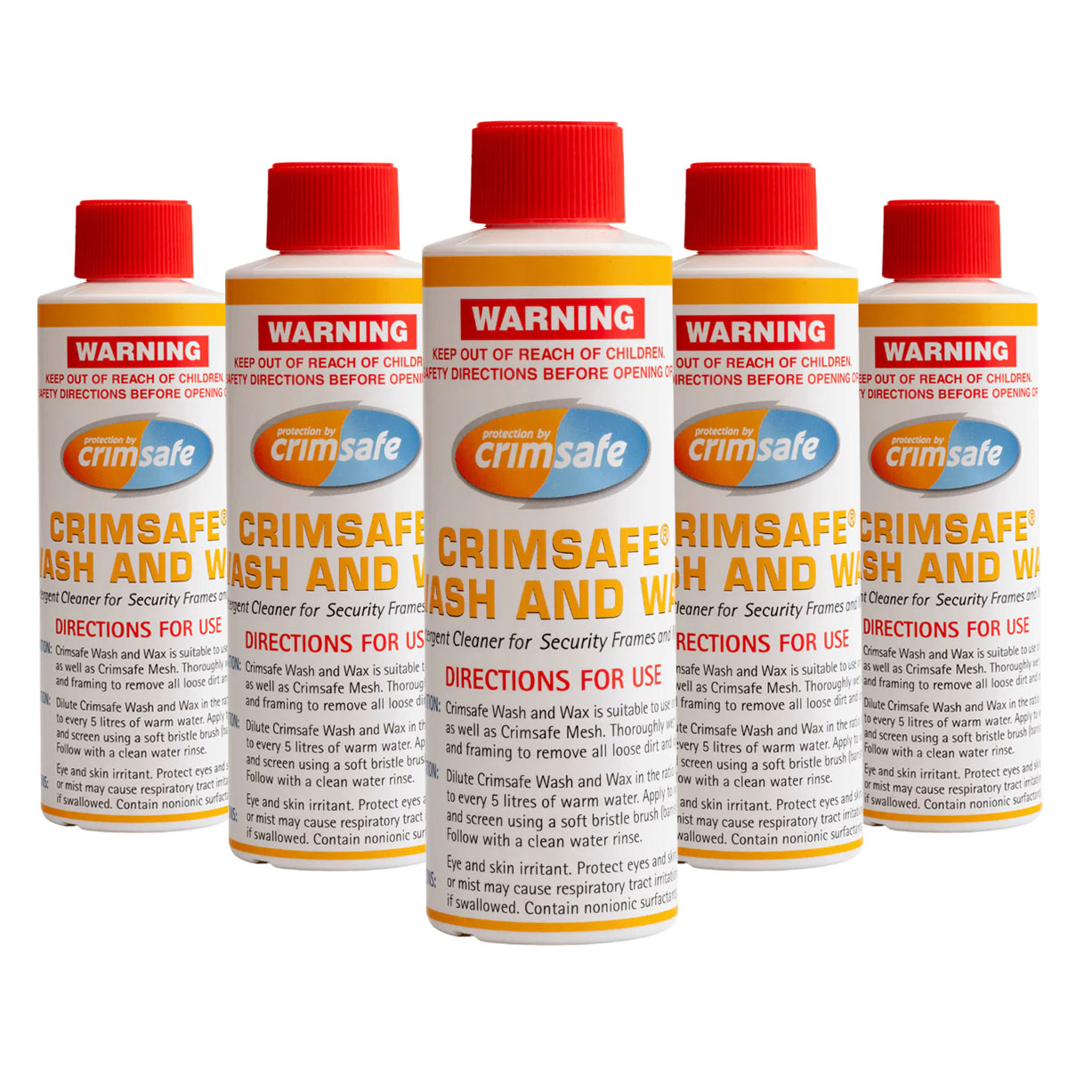 5x Crimsafe Wash and Wax - 250ml - Securelux Products